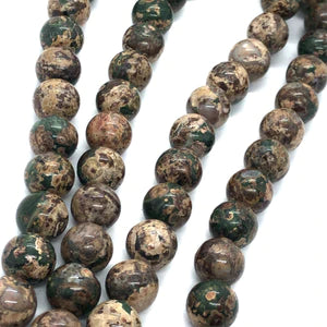 Frog Eye Jasper Natural Stone Beads 12mm – Bead Store Calgary