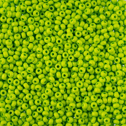 Czech Seed Bead 10/0 Terra Intensive Light Green, 121 – Bead Store Calgary