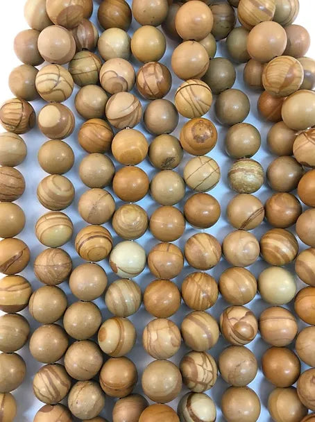 Light Brown Petrified Wood Natural Stone Beads – Bead Store Calgary