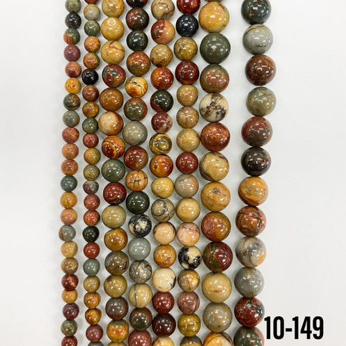Picasso Jasper Natural Stone Beads – Bead Store Calgary