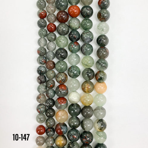 African Blood Stone Natural Stone Beads – Bead Store Calgary