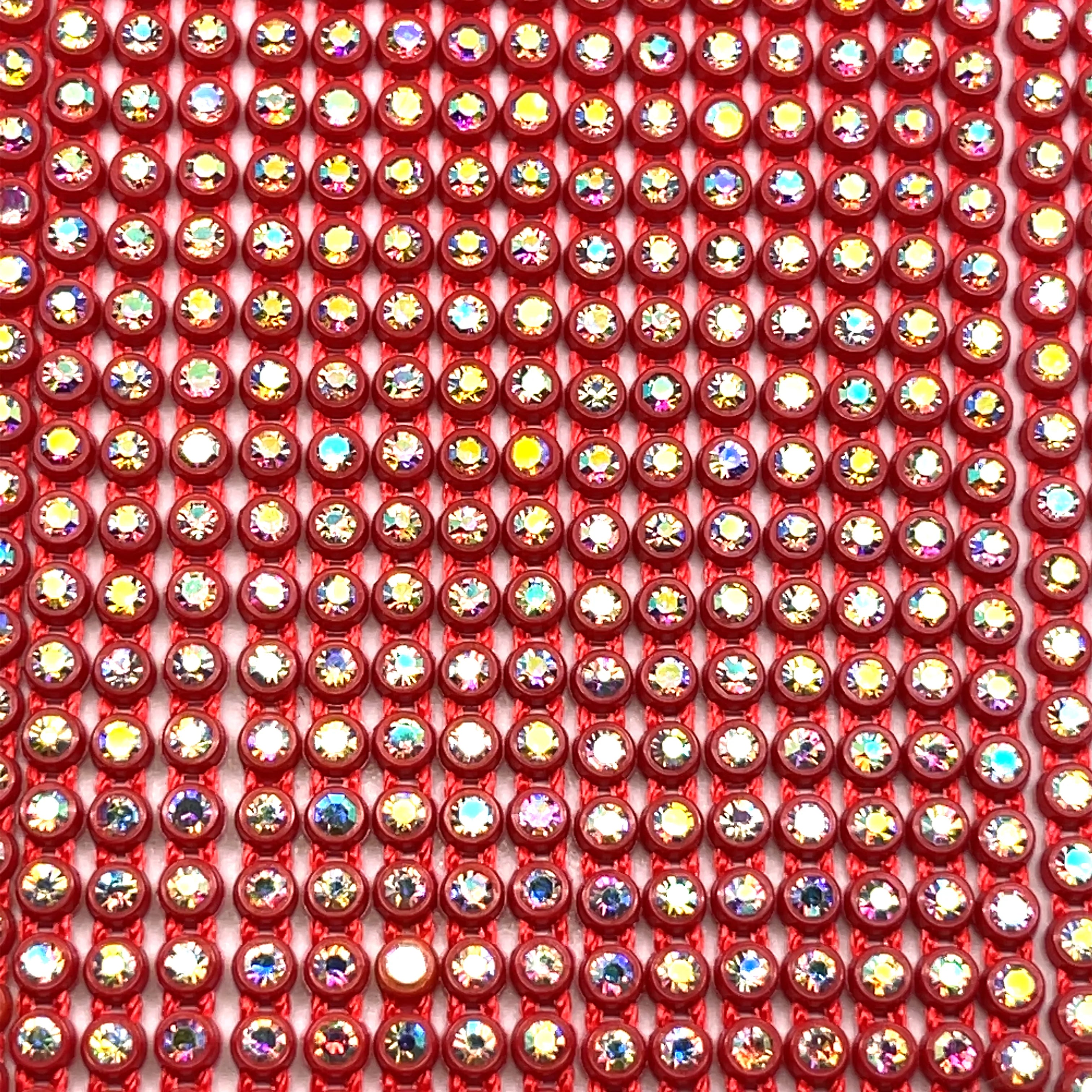 Rhinestone Banding Crystal AB in Red Casing – Bead Store Calgary